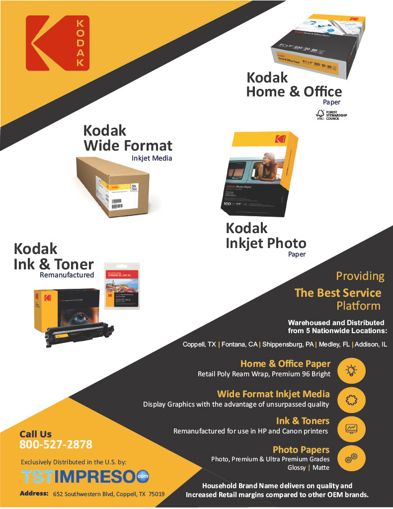 Kodak Family Of Products | TST/Impreso, Inc